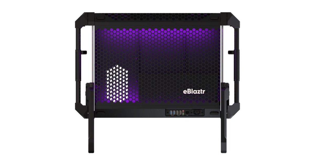 eBlaztr PC-case desktop behuizing Zwart (mat)