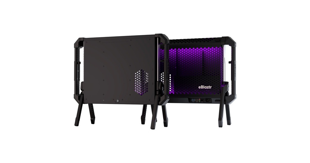 eBlaztr PC-case desktop behuizing Zwart (mat)