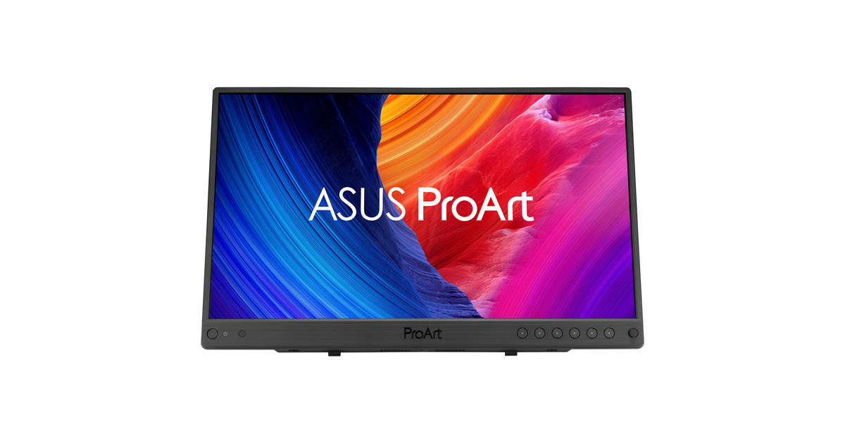 ASUS ProArt PA16USV 15.6" 4K UHD monitor Zwart, HDMI, USB-C, 12G-SDI