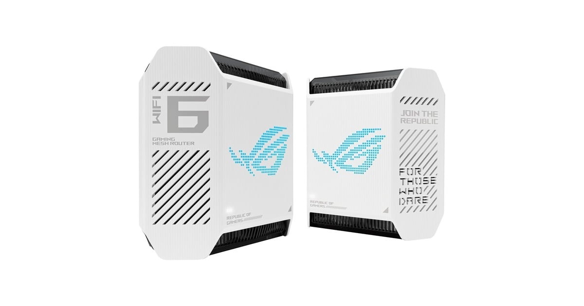 ASUS ROG Rapture GT6 AiMesh mesh router Wit, 2 stuks