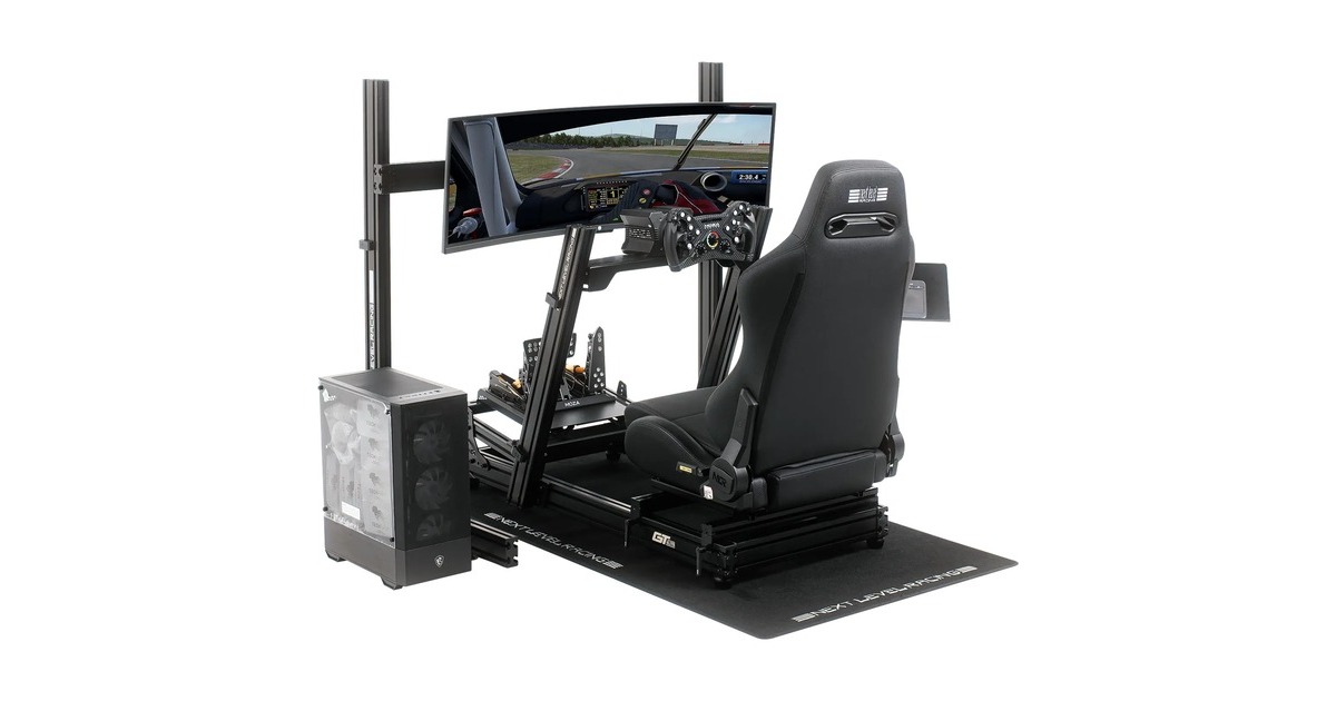Next Level Racing Premium XL Floor Mat Zwart