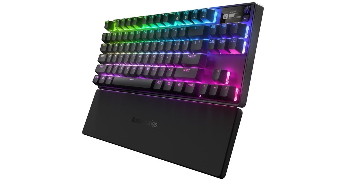 SteelSeries Apex Pro TKL Wireless, gaming toetsenbord Zwart, US lay-out ...