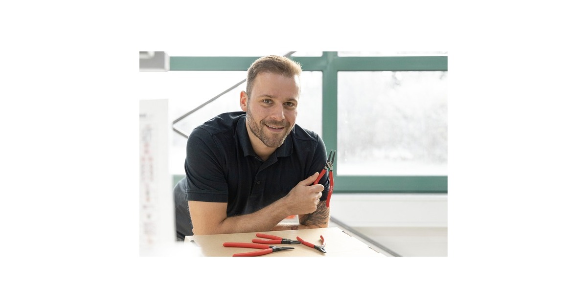 Wiha Tangenset Classic met MagicTips Rood, Borgringtangen 4-delig