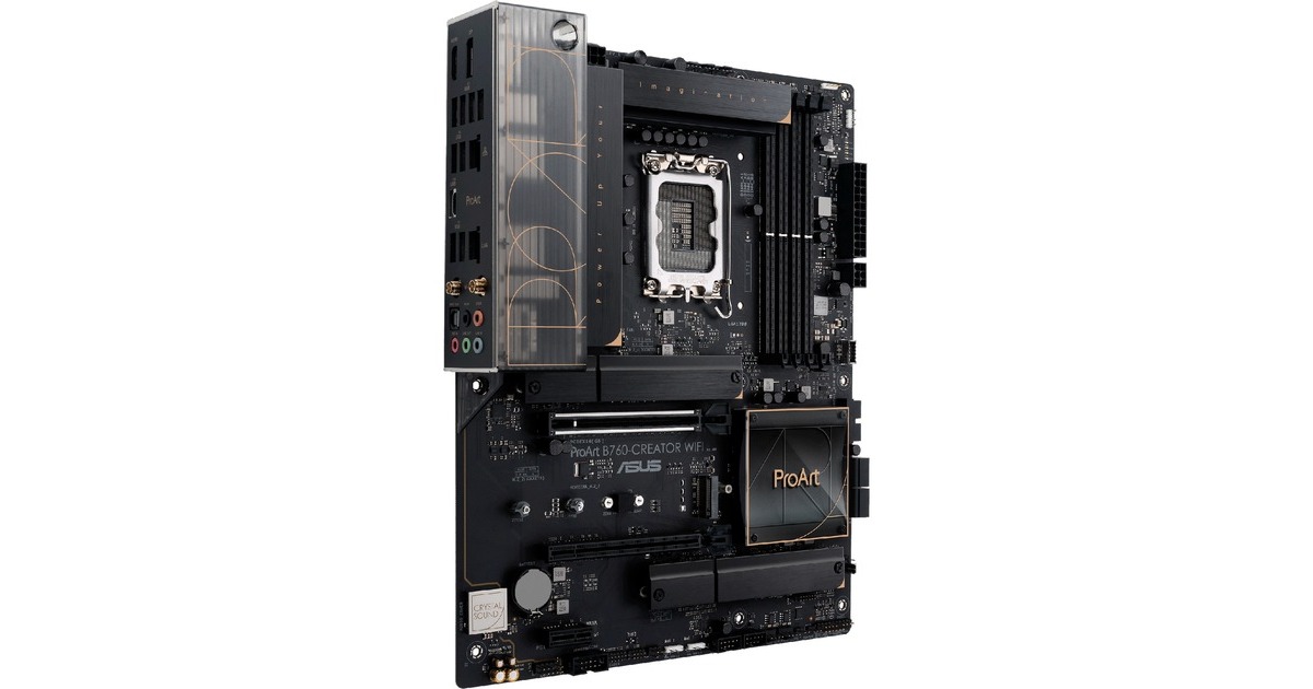 ASUS ProArt B760-CREATOR WIFI socket 1700 moederbord Zwart/brons, RAID ...