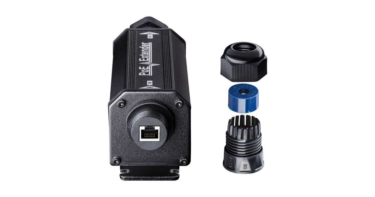 Cudy Gigabit PoE+ Outdoor Waterproof Extender poe-injector Zwart, POE15
