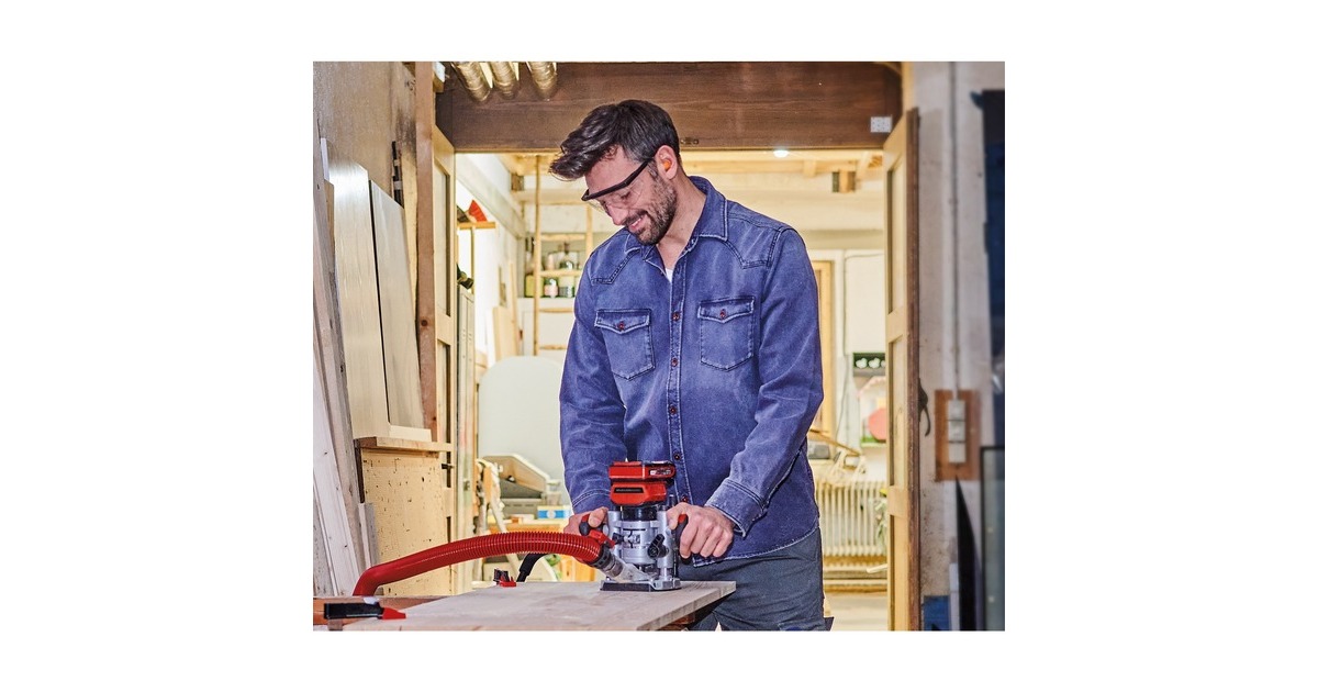 Einhell Accu Bovenfrees TP-RO 18 Li BL - Solo Rood, Accu en lader niet ...