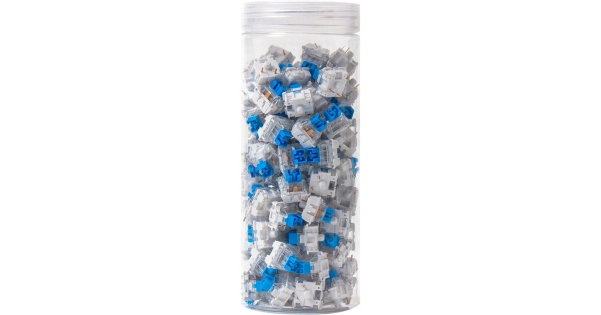 Keychron K Pro Blue Switch-Set keyboard switches Blauw/transparant, 110 ...