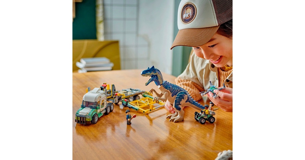 LEGO Jurassic World - Dinosaurusmissies: Allosaurus transporttruck ...