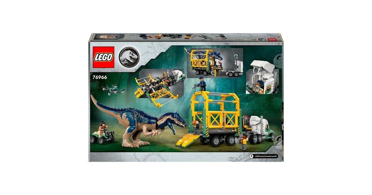 LEGO Jurassic World - Dinosaurusmissies: Allosaurus transporttruck ...