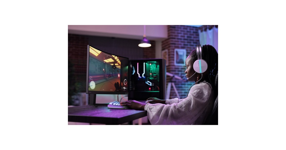 Philips Evnia Curved Fast VA 27M2C5200W/00 27" gaming monitor Zwart, 2x ...