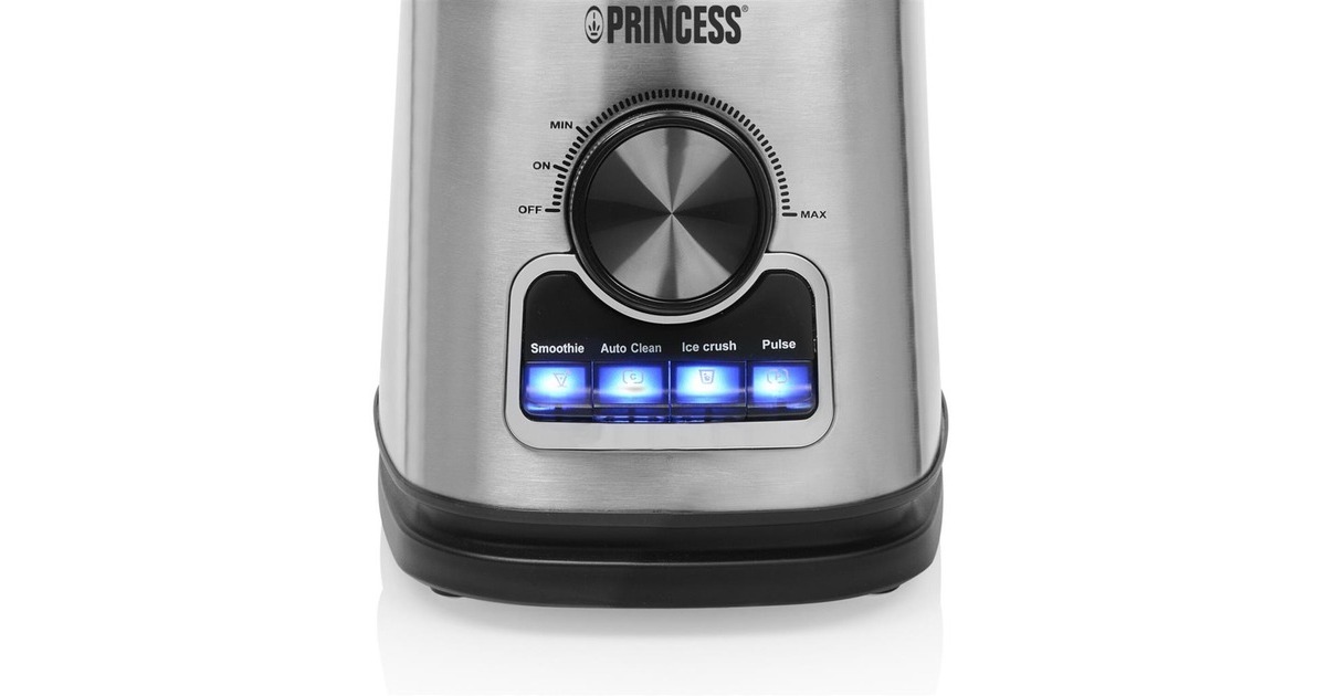 Princess 212094 Blender Solid Pro Roestvrij staal/zwart, 1,75 liter ...