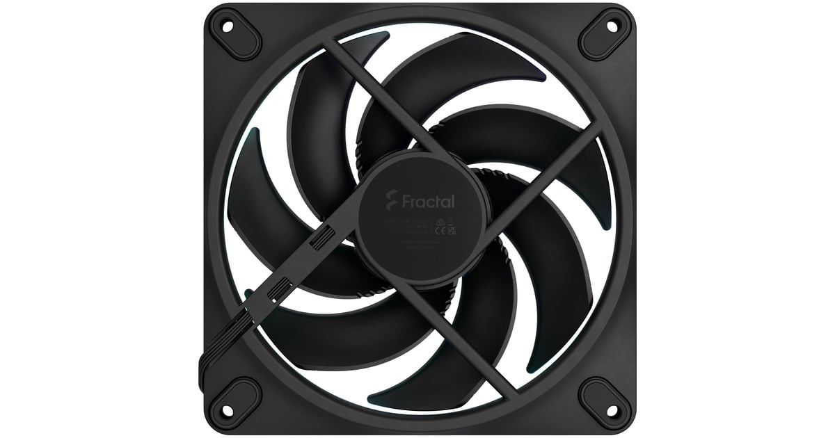 Fractal Design Momentum 14 RGB 3-pack Black case fan Zwart, 4-pin PWM ...