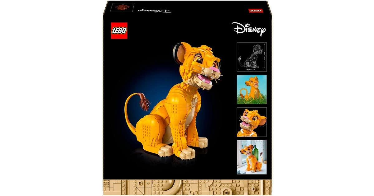 LEGO Disney - Jonge Simba de Leeuwenkoning Constructiespeelgoed 43247