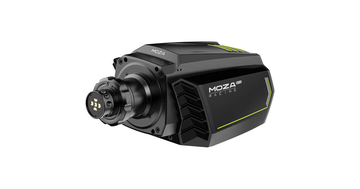 MOZA Racing R21 V2 stuurbasis Zwart