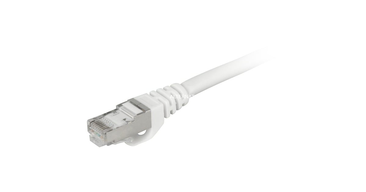 Sharkoon Patchkabel SFTP, RJ-45 met Cat.7a Wit, 5 meter, Ruwe kabel