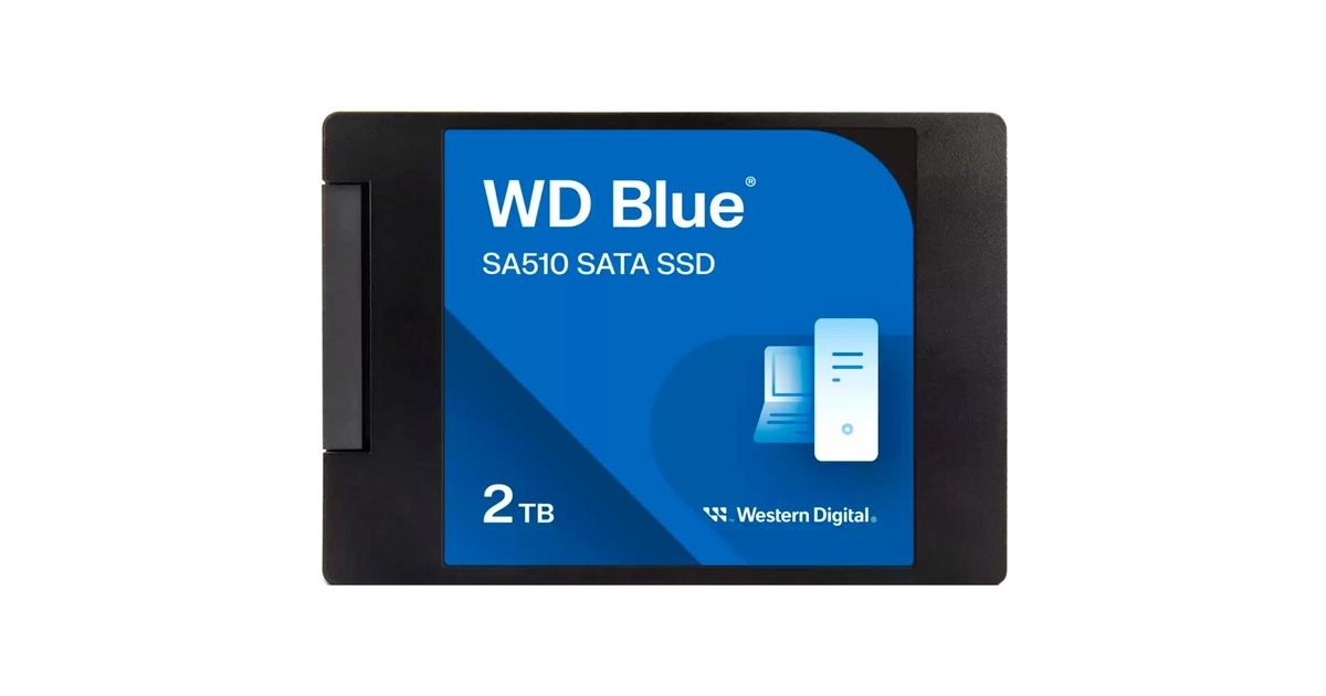 WD Blue SA510 2 TB SSD SATA 6 Gb/s, 2,5"