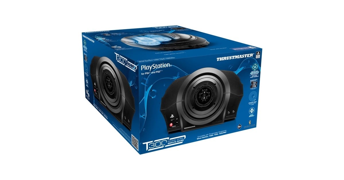 Thrustmaster T300 Racing Wheel Servo Base Zwart, Pc, PS3, PS4, PS5