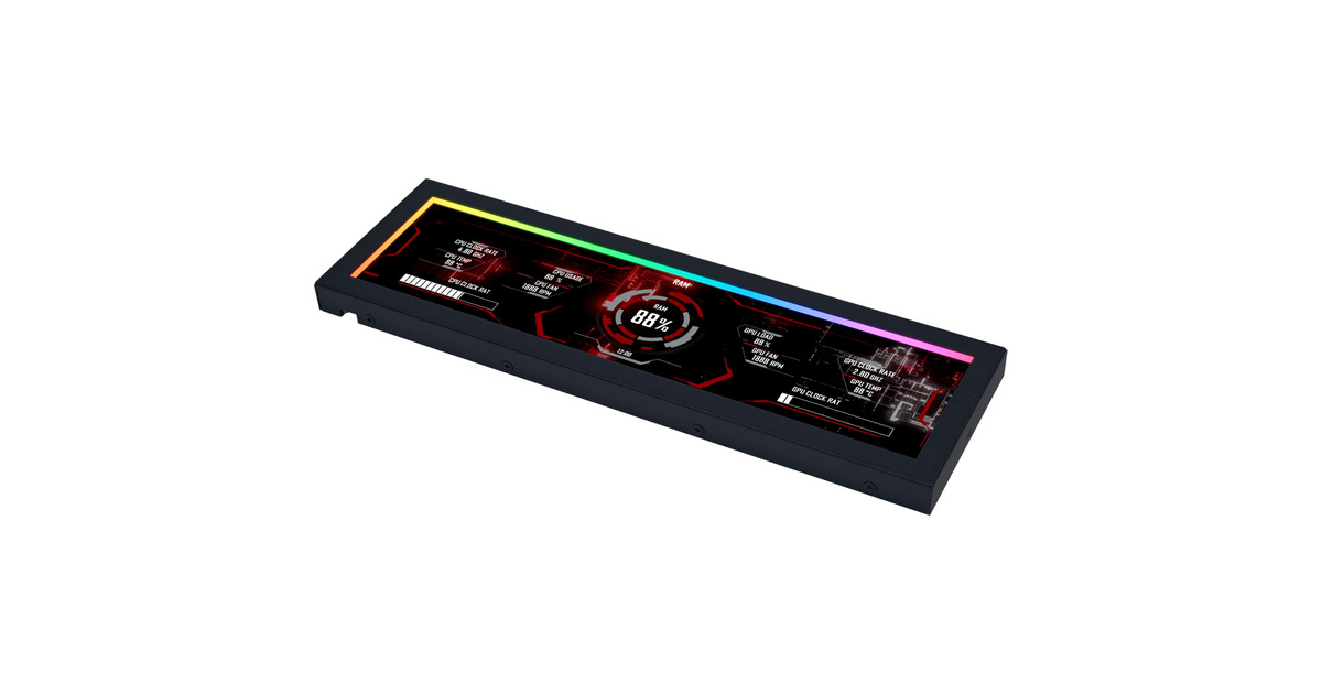 Lian Li 8.8" Universal Screen Zwart