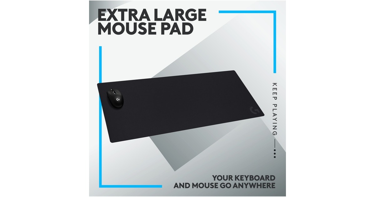 Logitech G G840 Extra Large gaming muismat Zwart