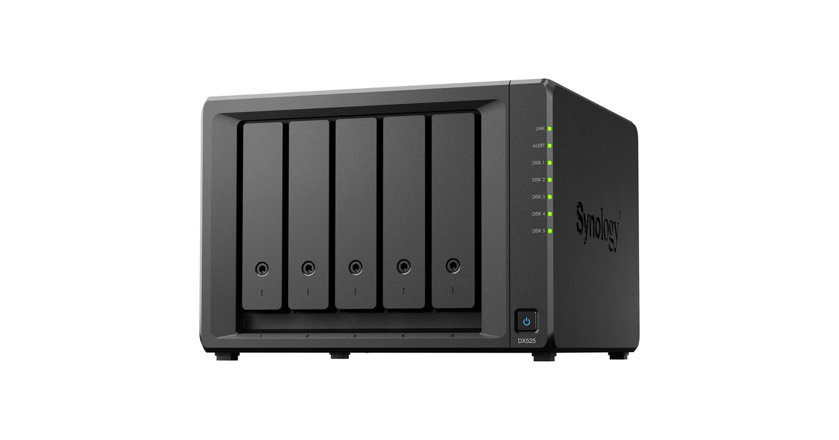 Synology Expansion Unit DX525 nas Zwart