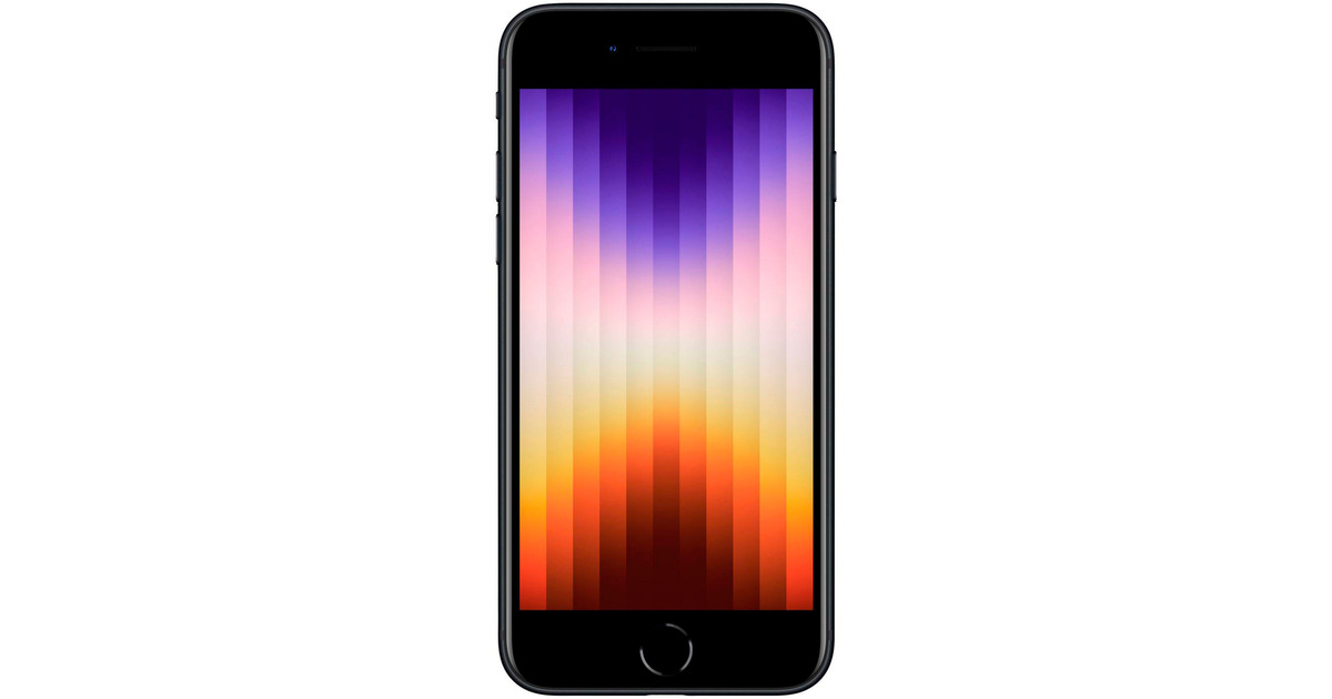 Apple iPhone SE 3. Generation (2022) 64GB Refurbished smartphone Zwart