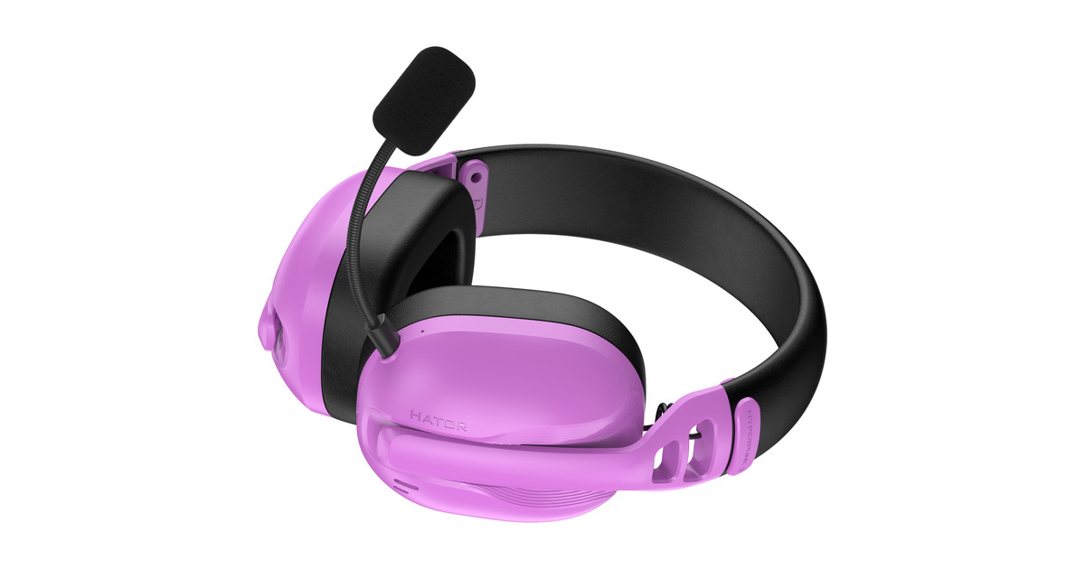 Hator Hyperpunk 3 Wireless - Cyber-Violet over-ear gaming headset Paars ...