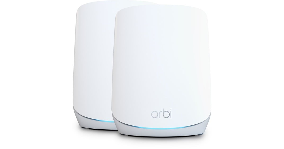 NETGEAR Orbi RBK762s Tri-band Mesh WiFi 6 Systeem mesh router Wit, 1x ...