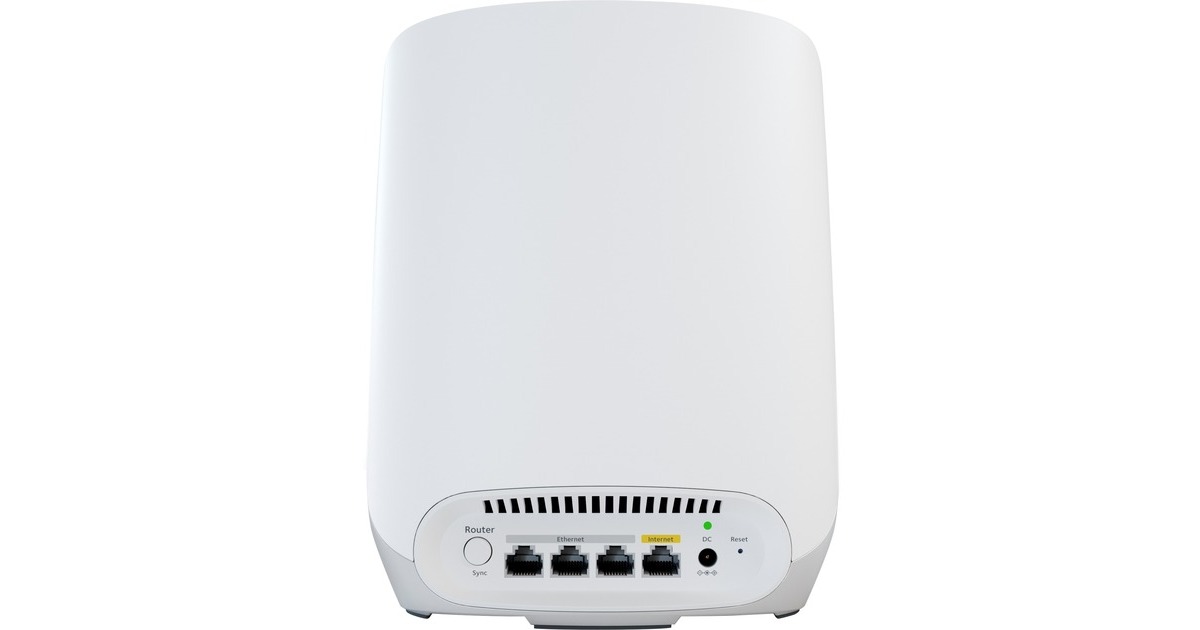 NETGEAR Orbi RBK762s Tri-band Mesh WiFi 6 Systeem mesh router Wit, 1x ...