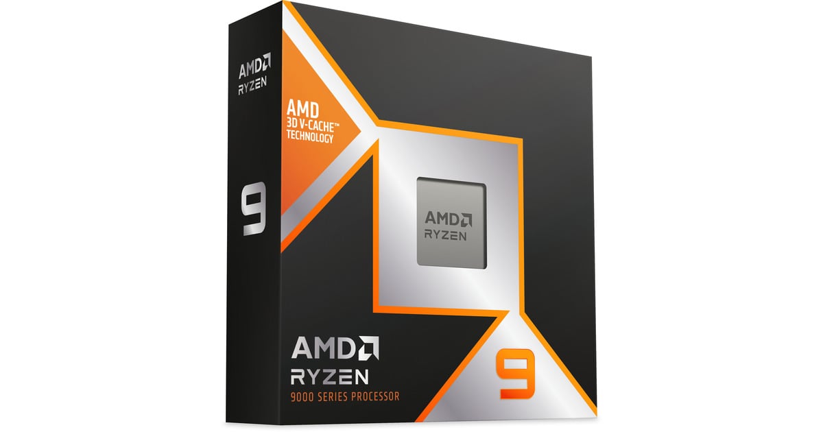 AMD Ryzen 9 9950X3D, 4,3 GHz (5,7 GHz Turbo Boost) socket AM5 processor Unlocked, Boxed