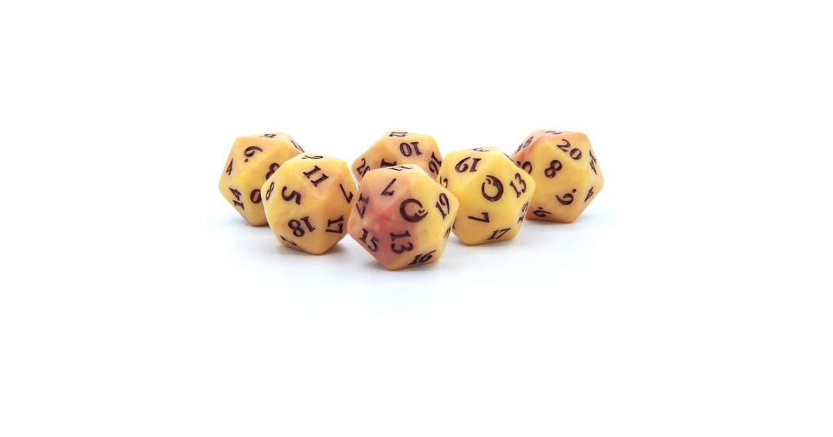 Asmodee Dune: RPG Dice set Arrakis Tabletop spel 5 stuks