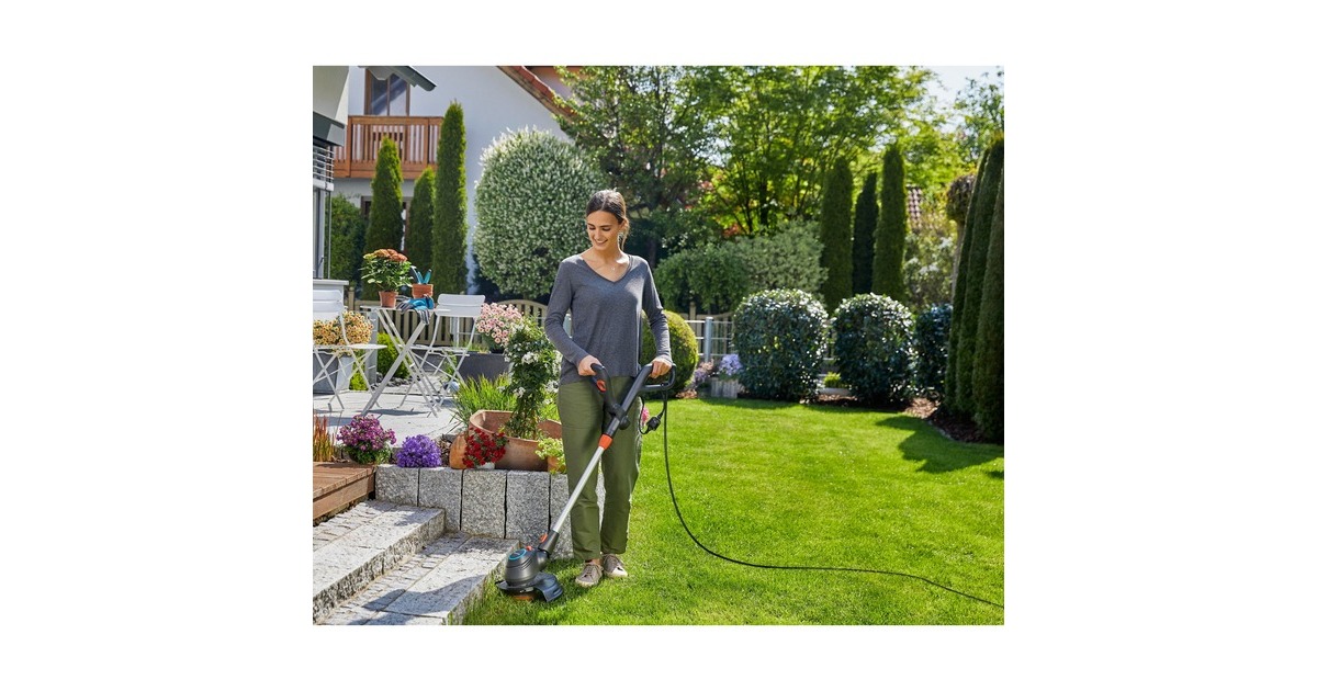 GARDENA Trimmer ComfortCut 550/28 grastrimmer Turquoise/grijs, 9872-20