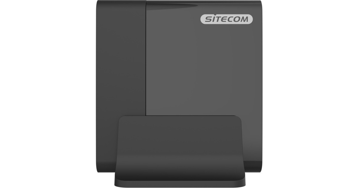 Sitecom 140 W GaN Power Delivery desktop oplader met led-scherm Zwart