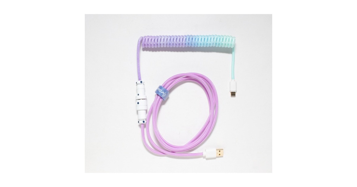 Ducky Coiled Cable V2 - Azure kabel