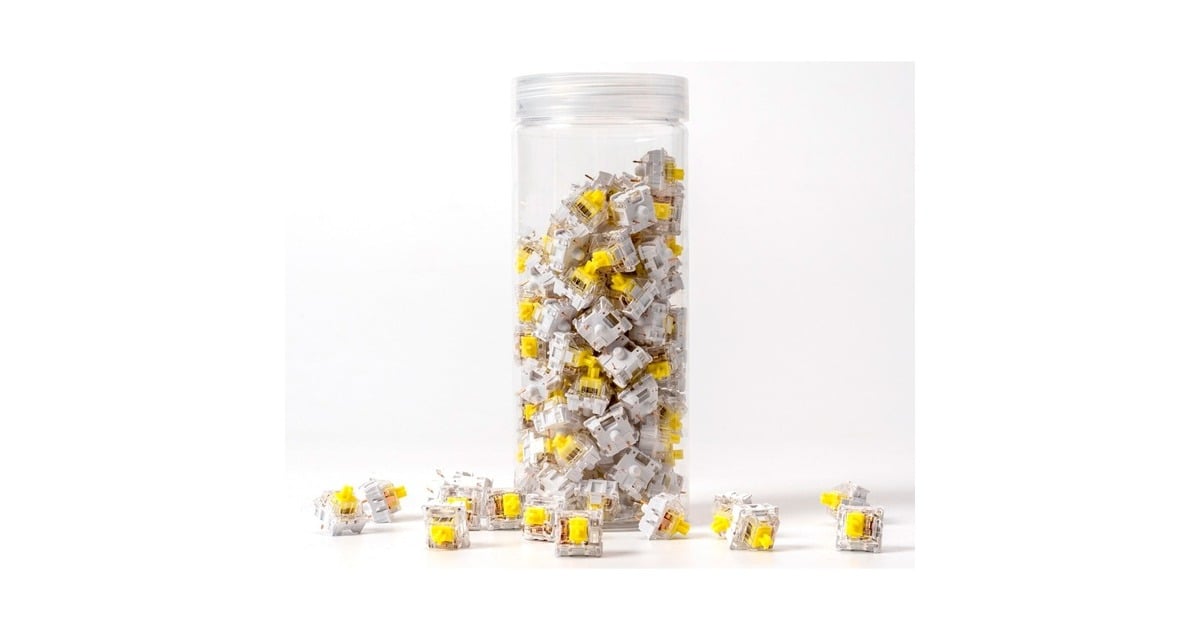 Keychron K Pro Banana Switch-Set keyboard switches Geel/transparant ...