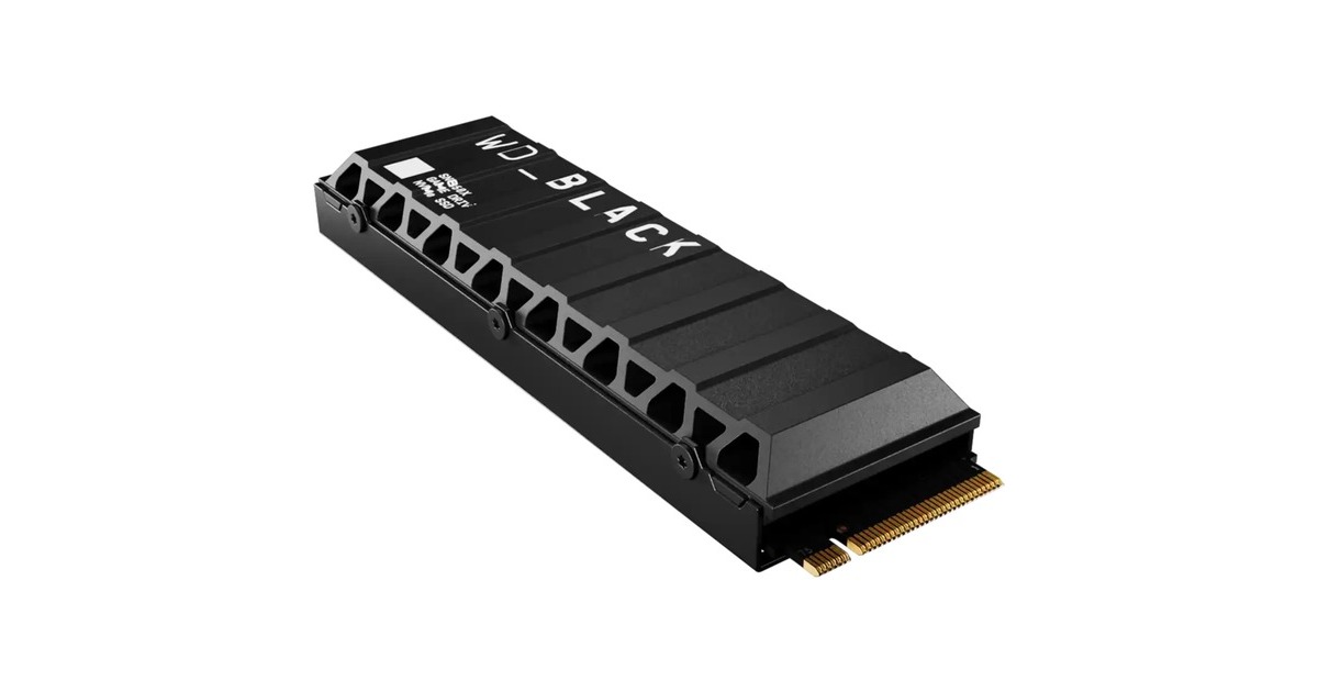 WD Black SN850X NVMe 8 TB SSD Zwart, PCIe 4.0 x4, NVMe, M.2 2280, Heatsink