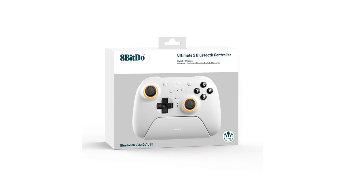 8BitDo Ultimate 2 Bluetooth Controller Wit, Pc, Switch 2, Bluetooth ...