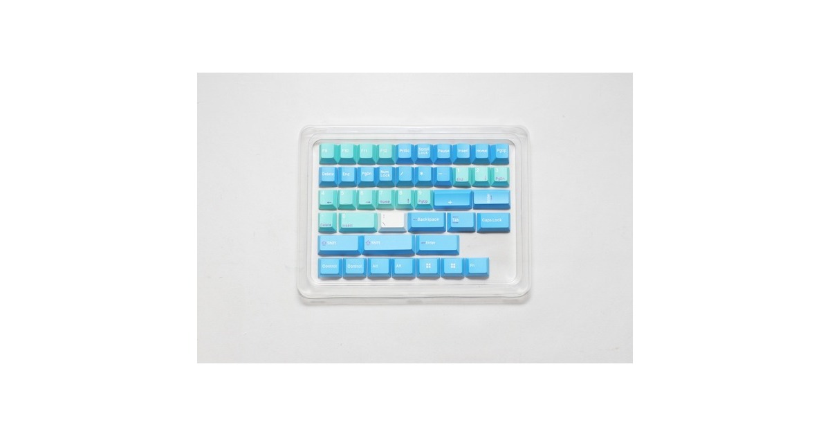 Ducky MK Frozen Llama PBT Keycaps Lichtblauw/wit