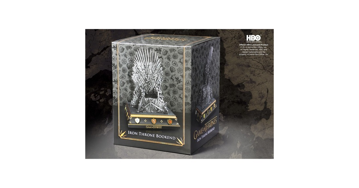 Noble Collection Game of Thrones: Iron Throne Bookend decoratie