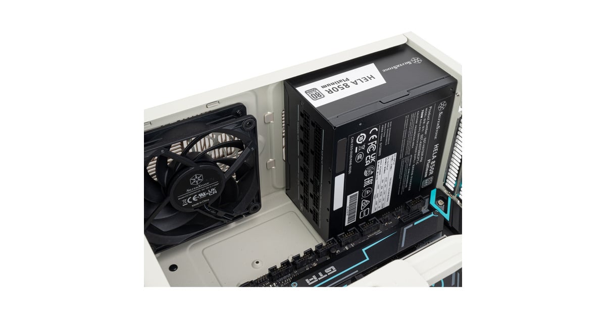 SilverStone FLP01 HTPC behuizing Crème | 2x USB-A | 1x USB-C
