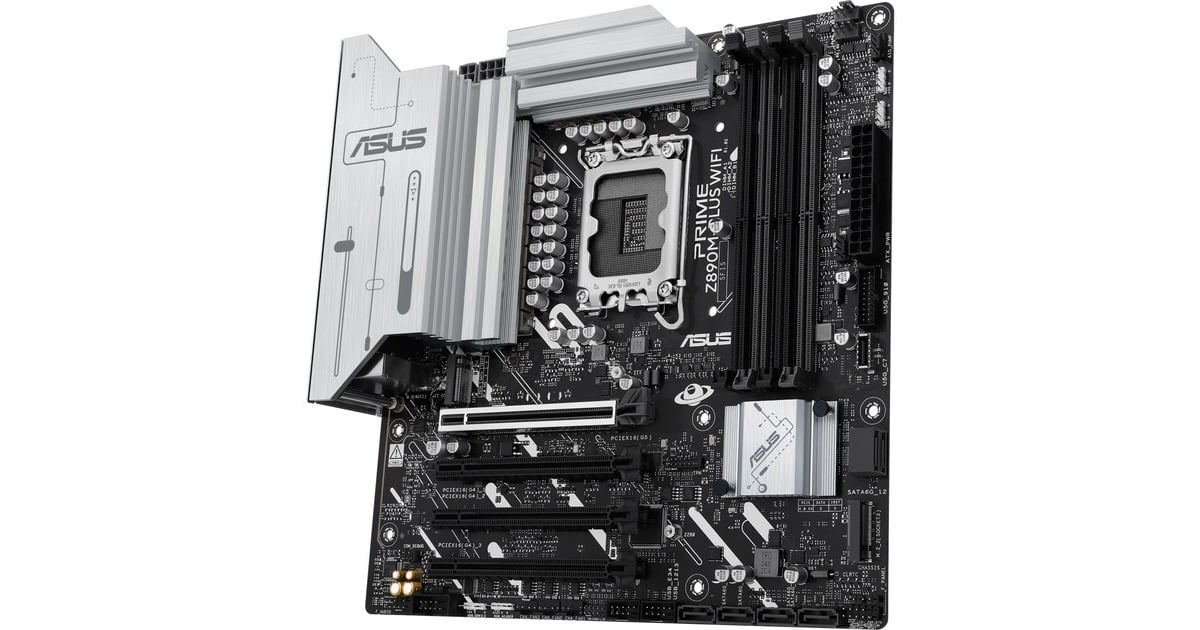 ASUS PRIME Z890M-PLUS WIFI socket 1851 moederbord RAID, 2.5Gb-LAN, Wi ...