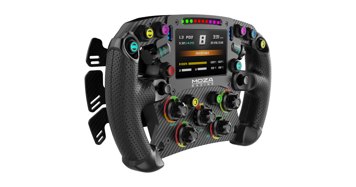 MOZA Racing R12 V2 + FSR 2 + SR-P bundel Zwart, Basis, stuur en pedalen