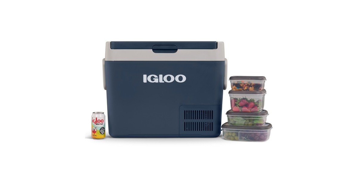 Igloo ICF40 AC/DC met compressor koelbox Blauw, 39 liter