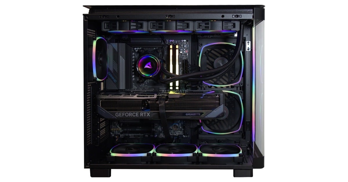 ALTERNATE Thunderstorm Pro Ryzen 7 – RTX 5080 gaming pc Zwart | R7 ...