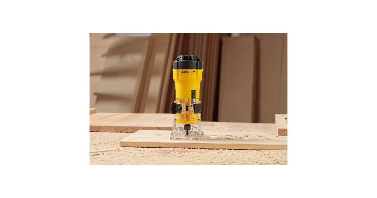 STANLEY 550W Kantenfrees bovenfrees Geel/zwart