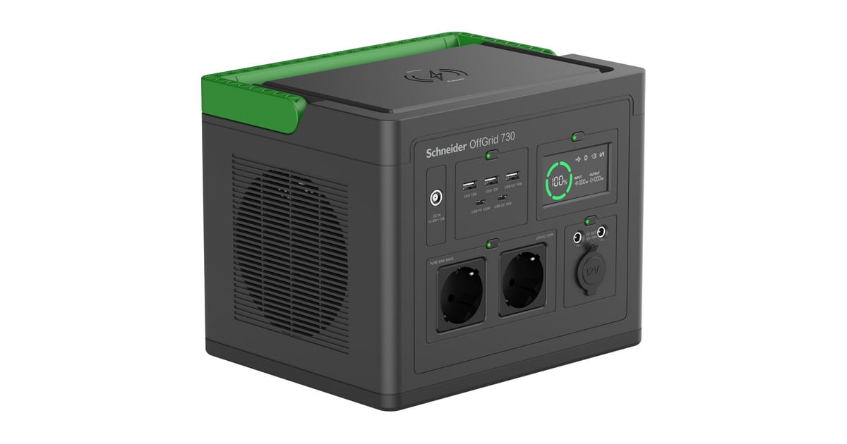 APC Schneider OffGrid draagbare Power Station 730 powerstation Zwart ...