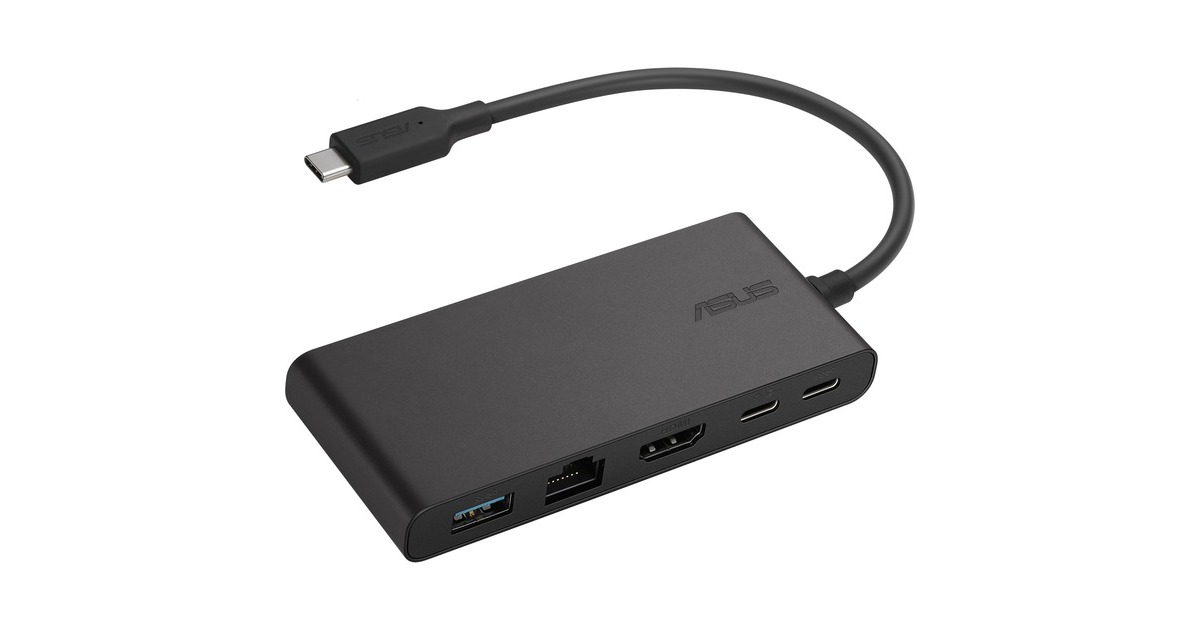 ASUS Dual 4K USB-C Dock usb-hub Zwart
