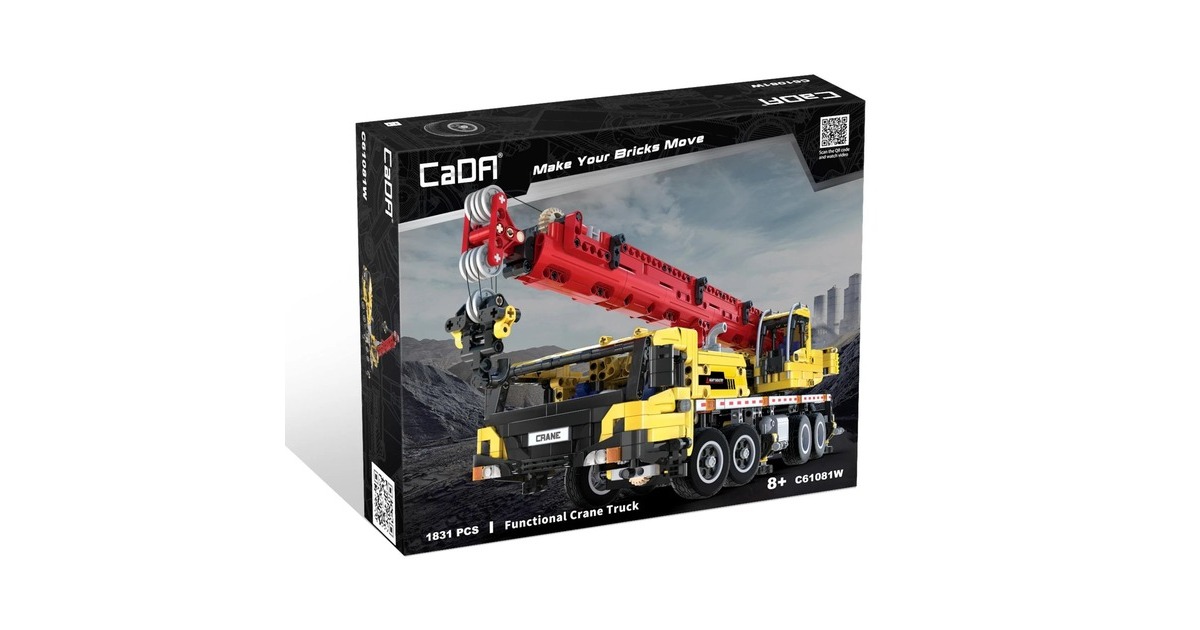 CaDA Construction - Remote Control Crane Truck Constructiespeelgoed C61081W
