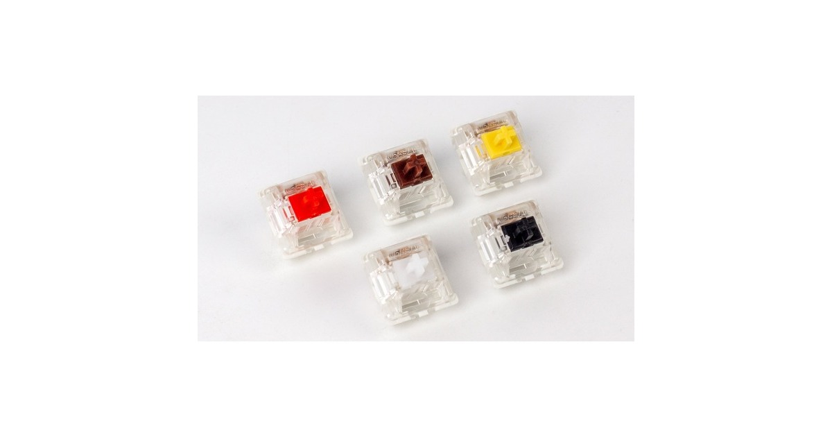 Keychron Gateron Silent Switch - Yellow keyboard switches Geel ...