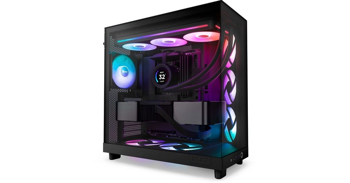 NZXT F360 RGB CORE case fan Zwart