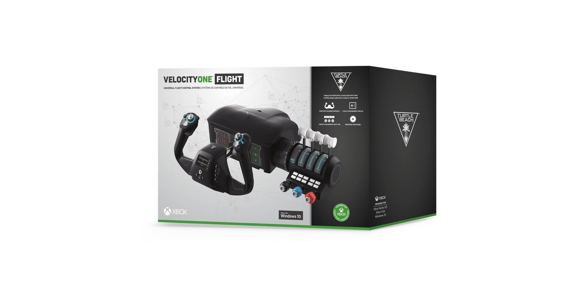 Turtle Beach VelocityOne Flight gaming yoke Zwart, Xbox Series X|S ...